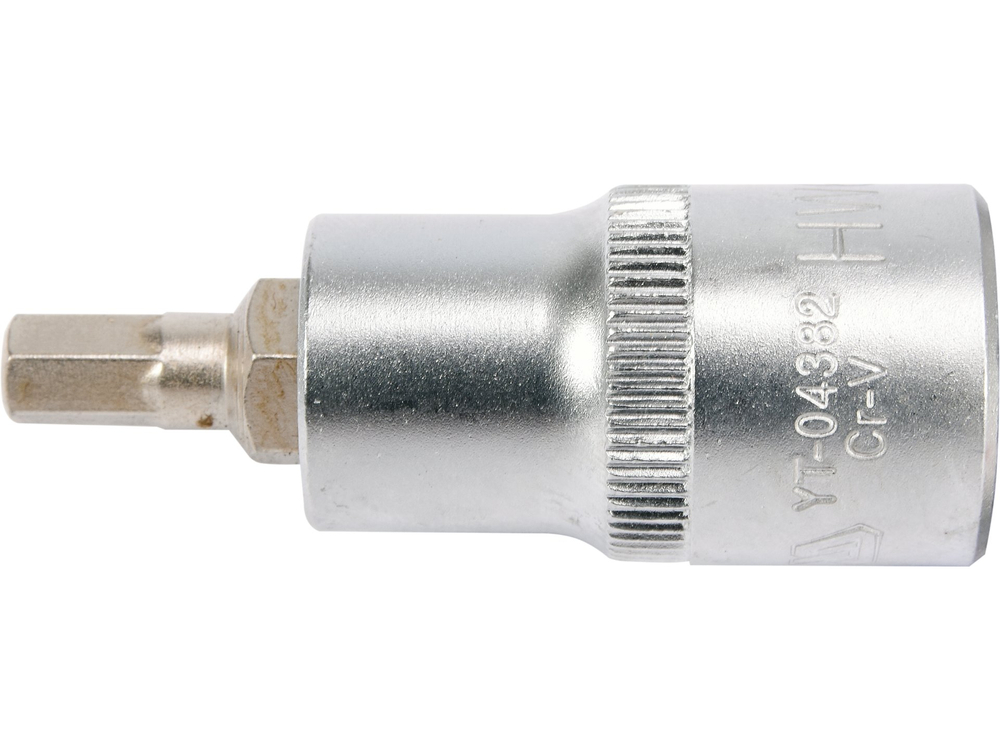 BIT HEXAGONAL 6 , CU ADAPTOR 1/2'', 55MM - Yato YT-04382 - toya24.ro